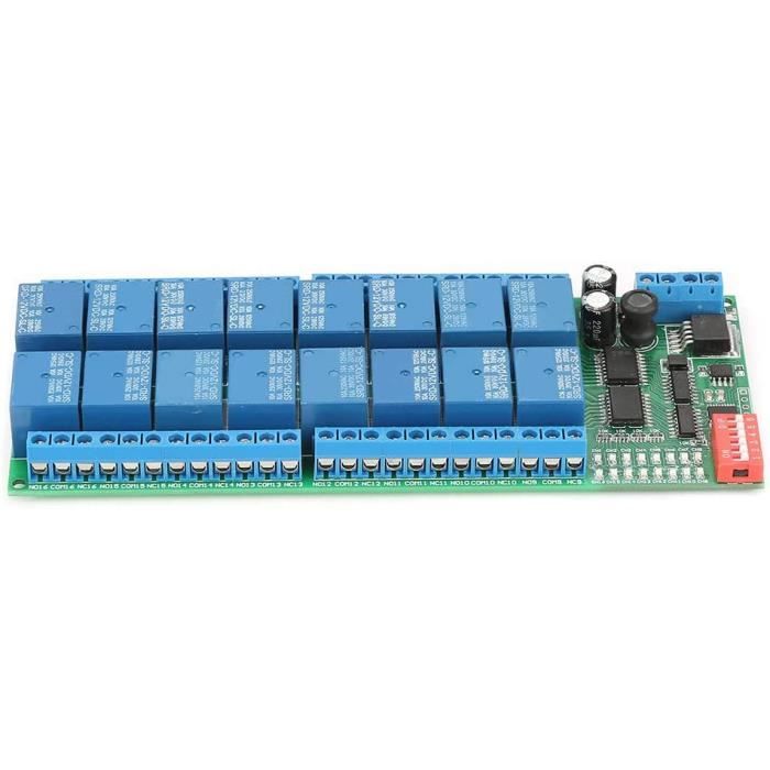 Carte de module de relais Modbus Rtu Rs485 contrôleur plc commutateur ...