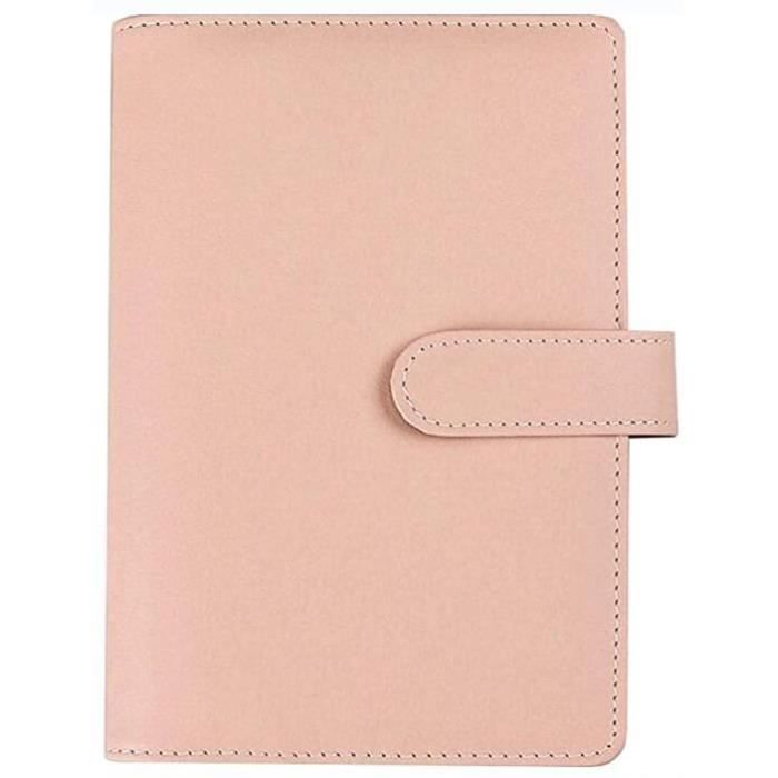 A5 - rose - reliure grise, couverture de carnet de notes, Agenda ...