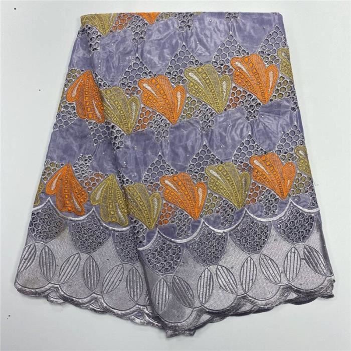 Tissu Bazin Riche - MARQUE - Modèle - 100% Coton - Respirant - 2.5 ...