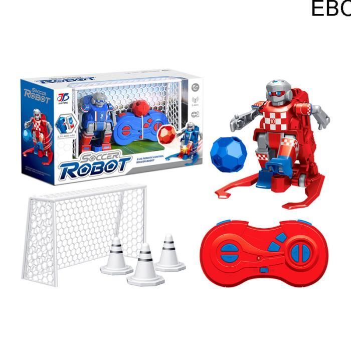 1 robot rouge. - jouet Robot de Football RC 2.4GHz, avec télécommande ...