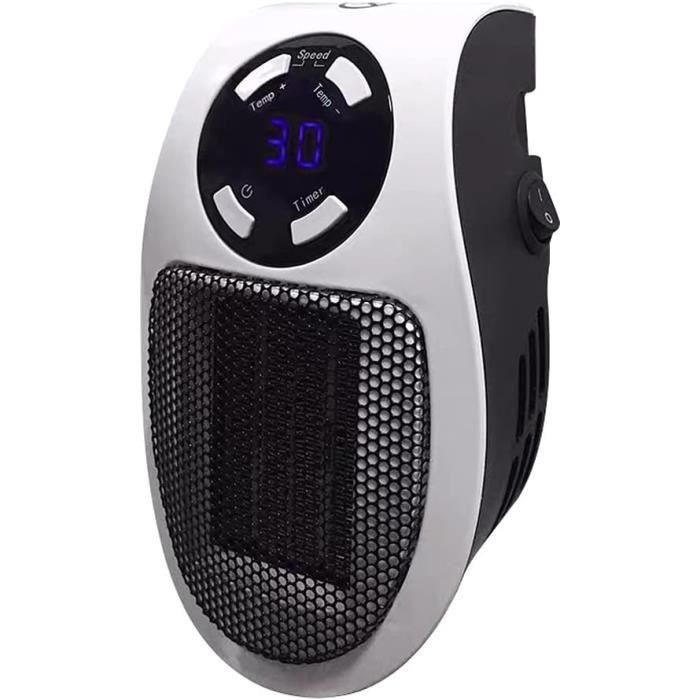 Mini Radiateur Soufflant, 400W Chauffage De Prise En Céramique, Mini ...