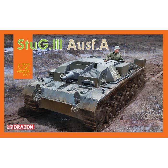 DRAGON D7557 STUG.III AUSF.A KIT 1:72 MODELLINO MODEL - Cdiscount Jeux ...