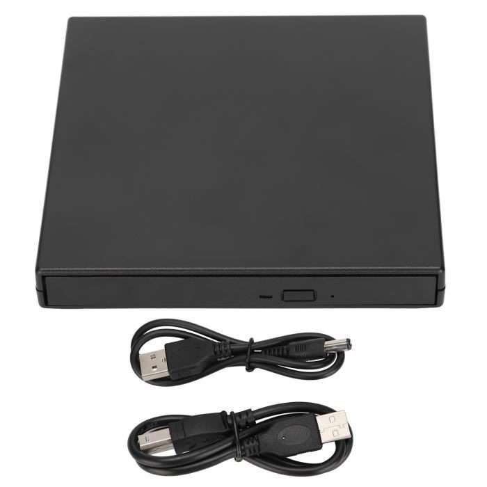 HURRISE Lecteur de disque externe Lecteur optique externe USB Lecteur ...