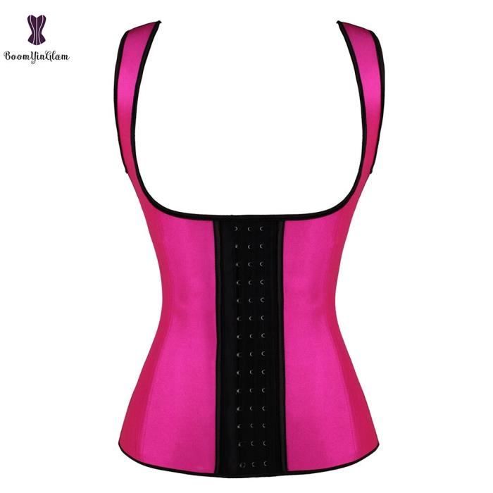 Bustier-corset,Corset en Latex désossé en spirale, gilet sous le buste ...