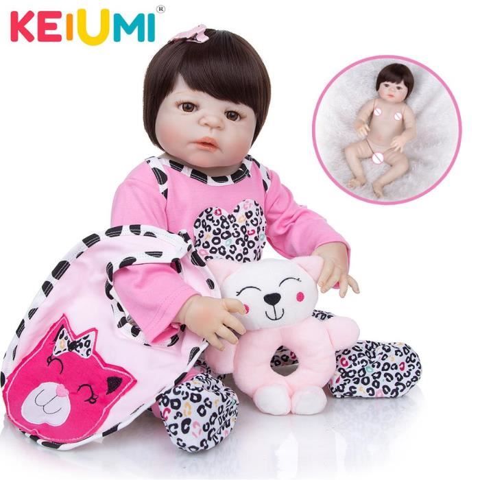 KEIUMI – poupée bébé Reborn en vinyle, corps réaliste, Menina Boneca, jouets éducatifs de 23 23 ...