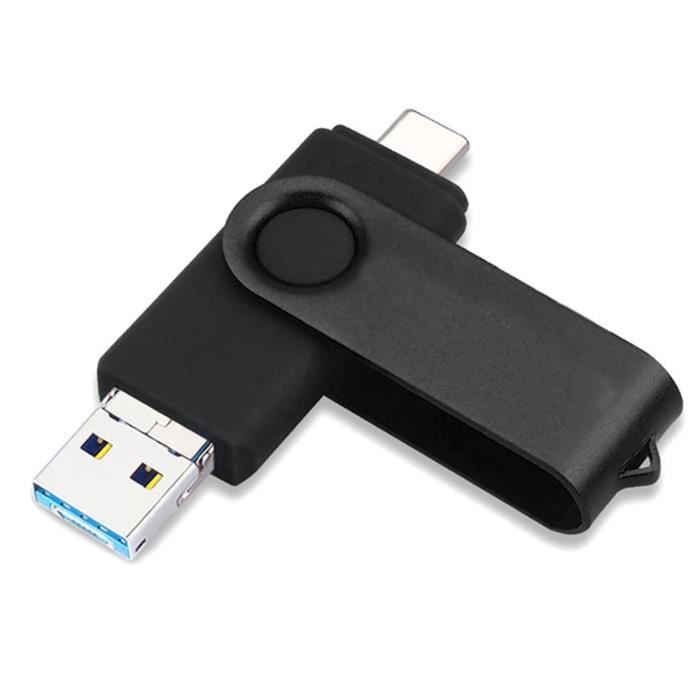 Clé USB 3 en 1 TYPE-C + Micro-USB + USB3.0 Lecture Rapide Mini Memory Stick U Disk Support OTG ...