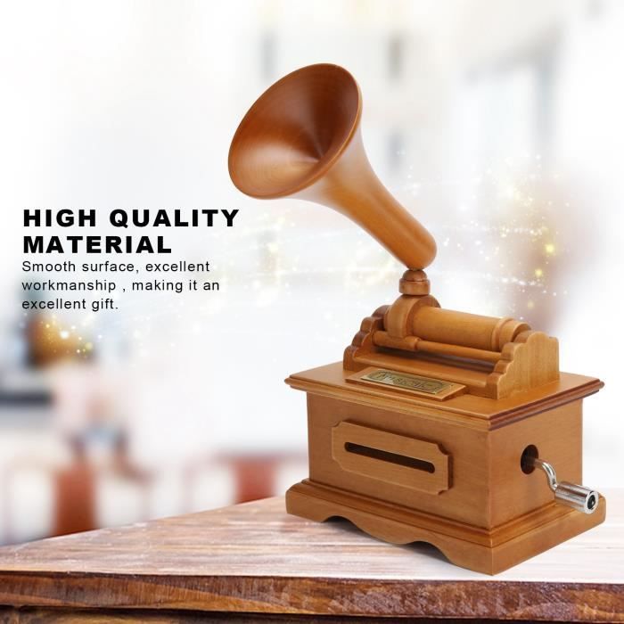 Boîte à musique, avec chanson joyeux anniversaire et bande de papier à ...