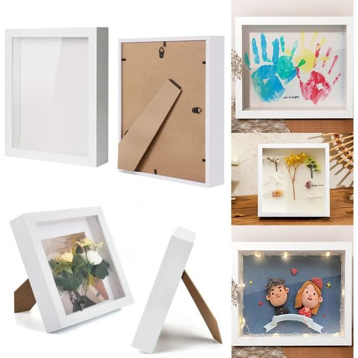Cadre Photo 3D-20 X 20 Cm, 3D Cadre D'Objet Carrée, Cadre 3D Photo ...
