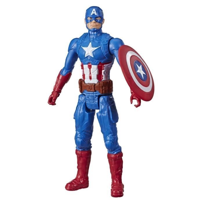 Figurine Captain America 30 cm, jouet Avengers Titan Hero Series pour ...