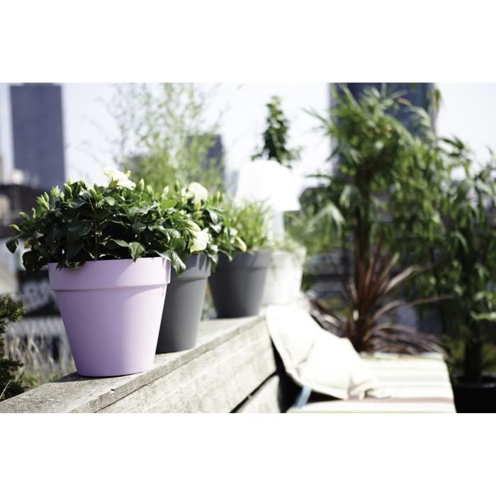 ELHO Pot de fleurs rond Loft Urban - Ø 20 cm - Fruits rouges ...