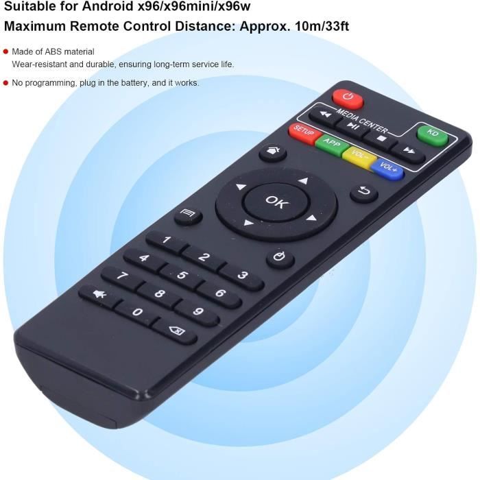 Télécommande Tv Box Pour Box , Pro, -4K, M8S, M8N, T95, T95M, T95N ...