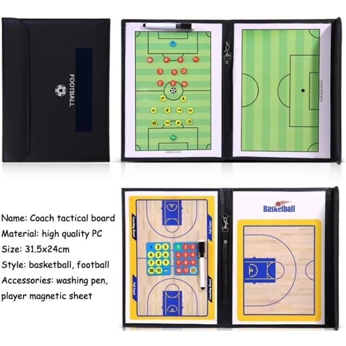 Plateau tactique football alliage aluminium CARNET - Cdiscount