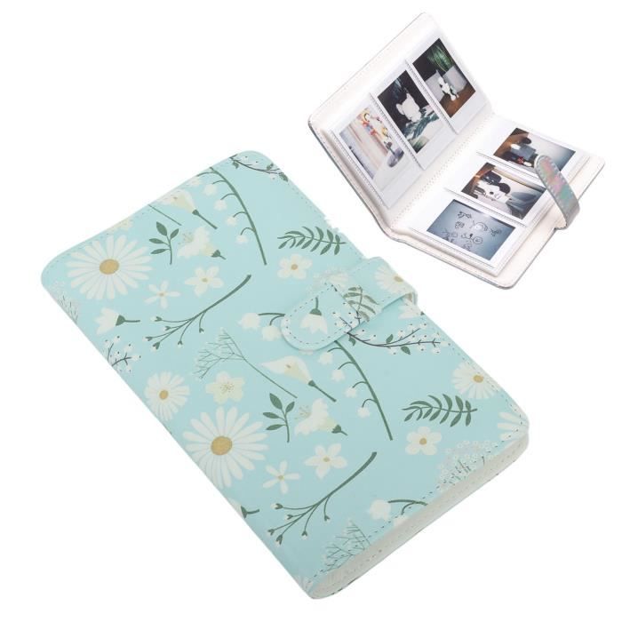 Shipenophy petit album photo portable Mini Album Photo 3 pouces PU PVC ...