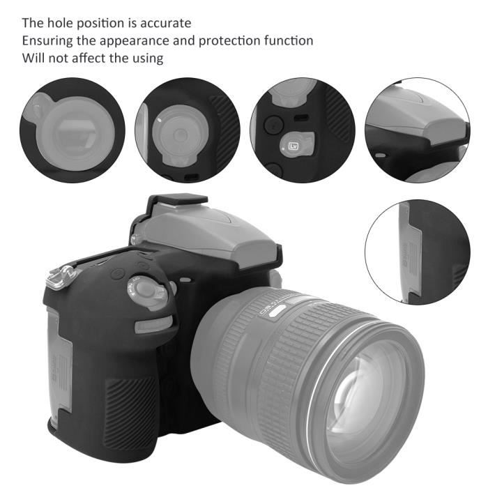 Housse pour appareil photo - YOSOO - Nikon D810 - Silicone souple ...