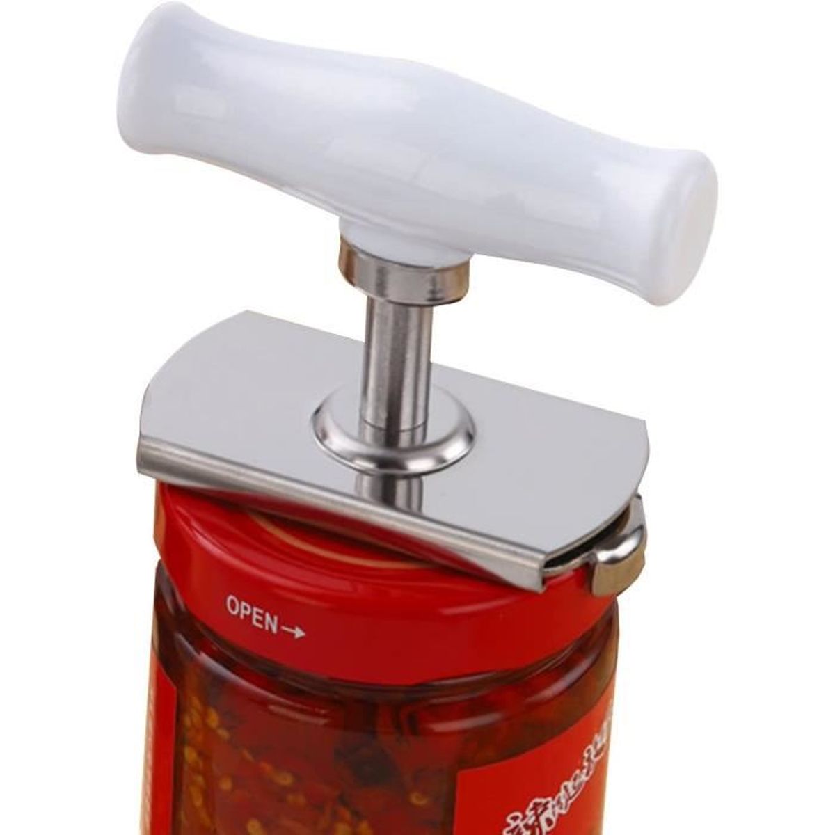 Ouvre-boîte manuel, ouvre-boîte réglable, outil de cuisine, ouvre-boîte ...