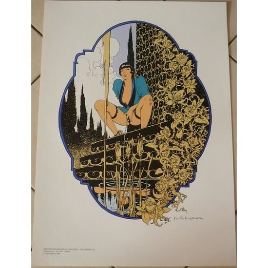 MANARA - Louise BROOKS - 50x70cm - AFFICHE - POSTER - Cdiscount Maison