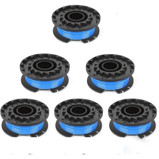 Lot de 6 bobines de rechange pour coupe-bordures sans fil Ryobi 18 V, 24 V et 40 V[438 ...