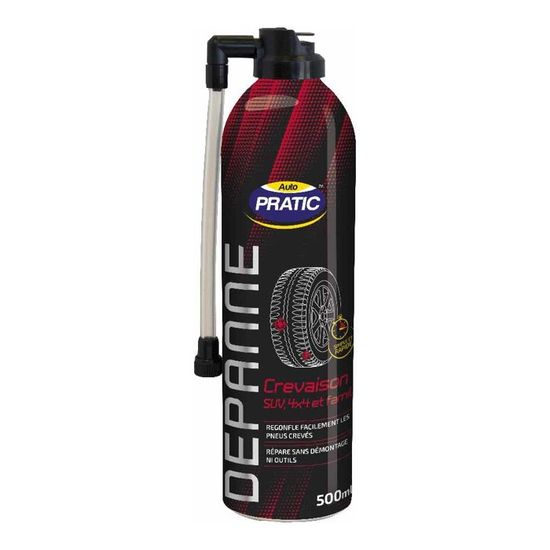 AUTO PRATIC Dépanne crevaison 500ml - Pour pneu de 215 à 255 ...