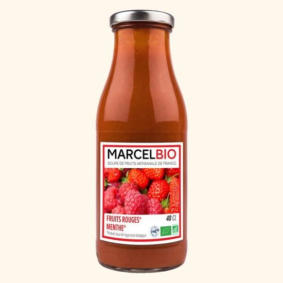 Marcel Bio - Soupe de fruits - Fruits rouges Menthe 48cl - Cdiscount Au ...