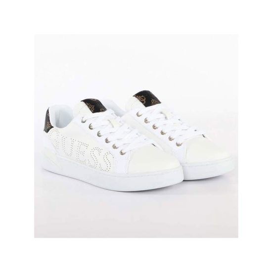 Baskets Guess Roria Blanc - Cdiscount Chaussures
