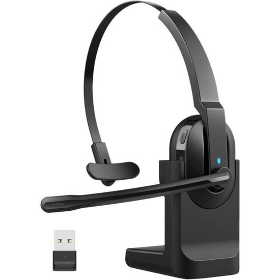 Casque Micro Sans Fil Pour Pc Android Ios Smartphone Tv Casque ...