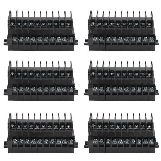 VBESTLIFE Bornier Pcb Bornier à vis TBD-10 Rail Combiné Double Couche ...