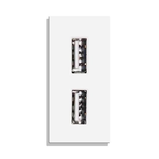 Prise,USB-Grey--Bingoelec prise murale EU français brésil + Satellite ...
