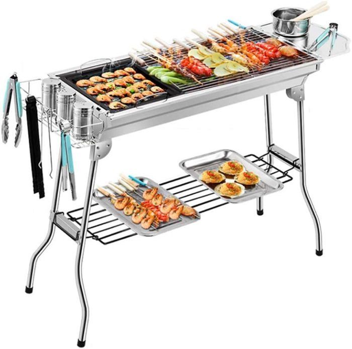Barbecue Portable pais En Acier Inoxydable Grill Terrain Extrieur ...