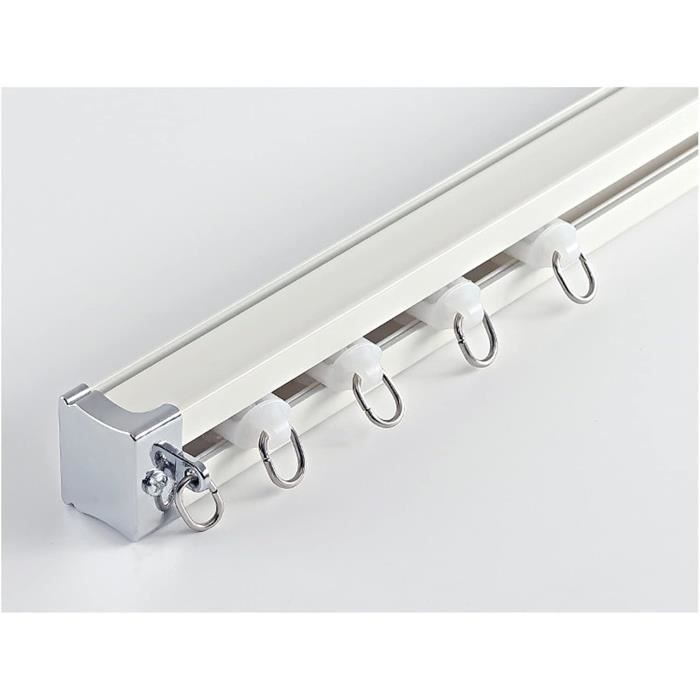 Tringle À Rideau 1-4M,Tringle À Rideau Coulissante En Métal,Ensemble De ...