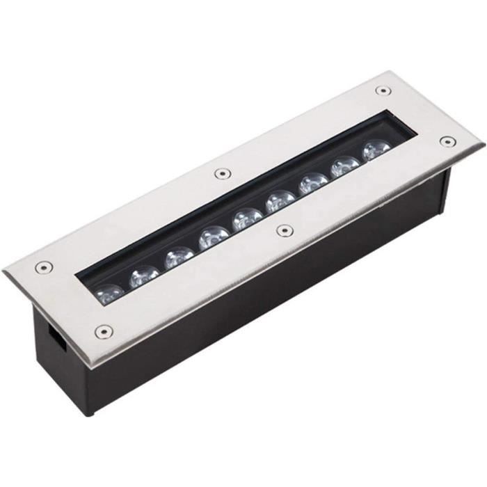 Spot Led Encastrable Rectangulaire Led Encastré Extérieur Encastré De Sol Ac85-265V Ip67 ...