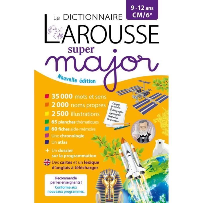 Larousse dictionnaire Super major - Cdiscount Librairie