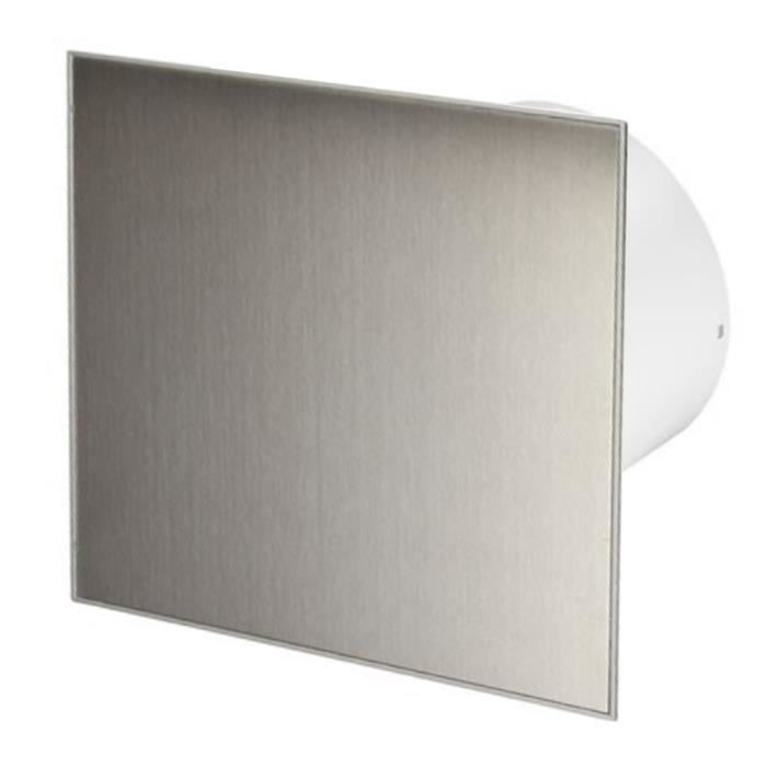 100mm Timer Aerateur Salle De Bain Extracteur D'air Inox Panneau Avant ...