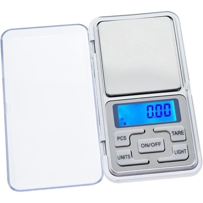 Balances De Cuisine Numériques Mini Digital Scale 100-200-300-500G 0,01-0,1 G De Rétroéclair De ...
