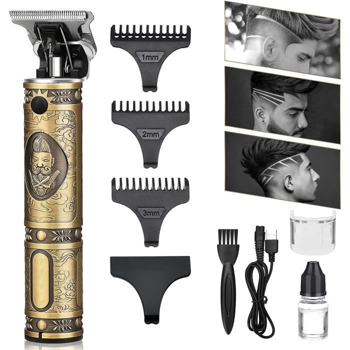 Tondeuse Cheveux Hommes sans Fil-Tondeuse à Cheveux Professionnelle, Tondeuse Barbe Electrique ...