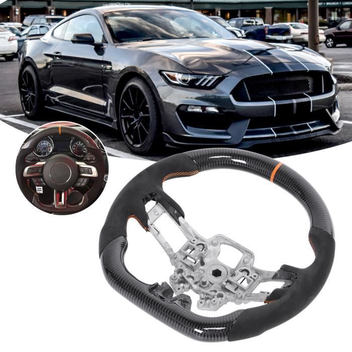 Fdit Volant pour Ford Mustang Shelby GT350R Volant en Fibre de Carbone ...