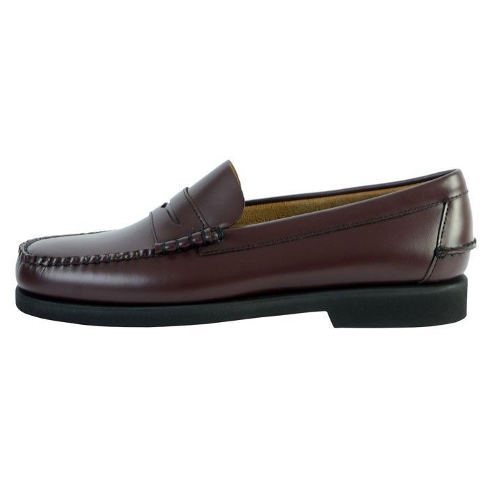 Sebago Mocassins Dan Polaris Brown Burgundy Homme Brown burgundy ...