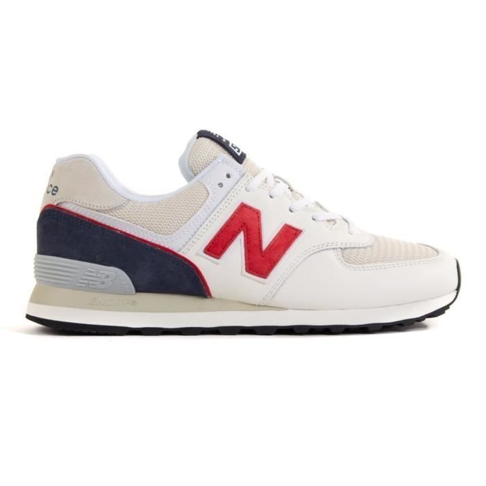 Chaussures NEW BALANCE 574 Creme - Homme/Adulte - Cdiscount Sport
