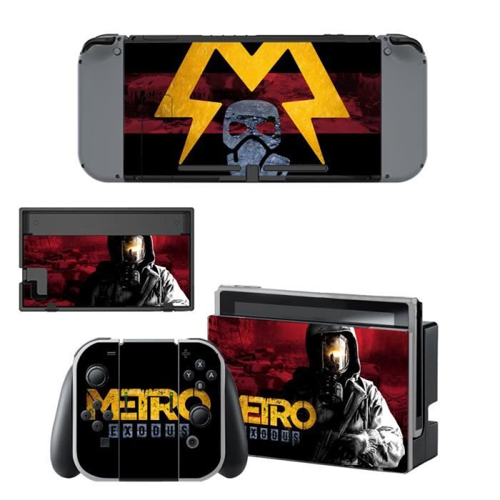 Sticker pour Nintendo Switch, Metro Exodus Kit Autocollant Skin ...
