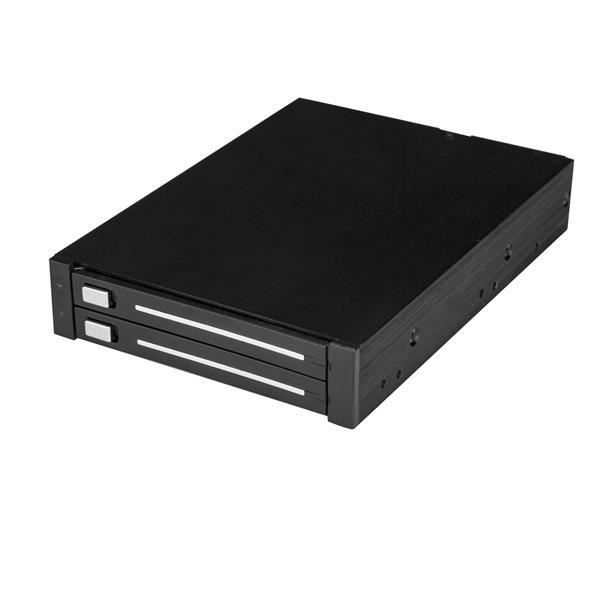 StarTech.com Rack amovible sans tiroir pour deux HDD - SSD SATA 2,5 ...