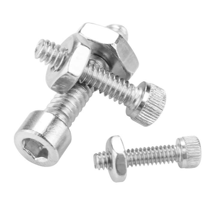 ZER-7329027085887-Kit d'assortiment de boulons à tête hexagonale en acier inoxydable de 278pcs ...