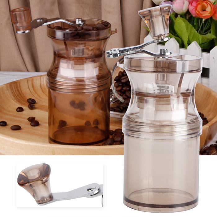 Outil de mouture de café Moulin à café manuel lavable mini manivelle ...