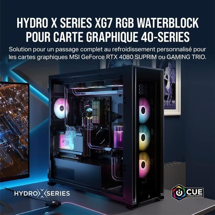 Hydro X Series Xg7 Rgb 4080 Suprim-Trio Bloc D'Eau Pour Gpu - Pour Les ...