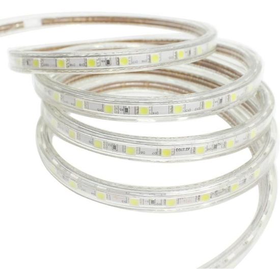 Ruban Led 5 Mètres Avec Interrupteur, Bande Led Lumineux Étanche Ip65 ...
