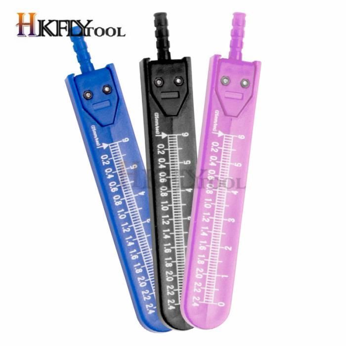 Bleu de règle ECG - Règle médicale ECG en PVC, goniomètre ECG, étrier ...