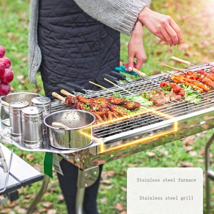 Barbecue Portable pais En Acier Inoxydable Grill Terrain Extrieur ...