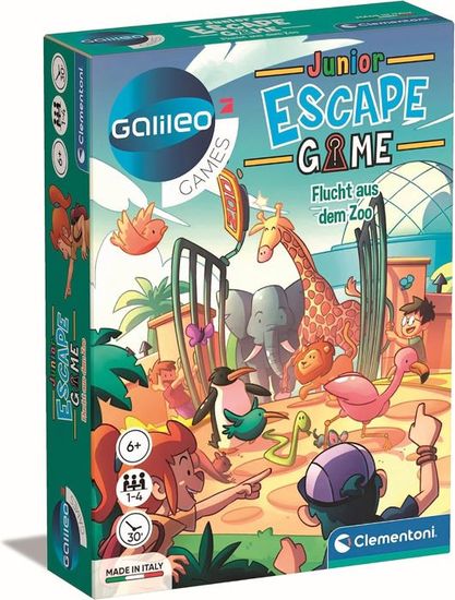 Évasion du Zoo Galileo Escape Game Junior – évasion du Zoo – Jeu d ...