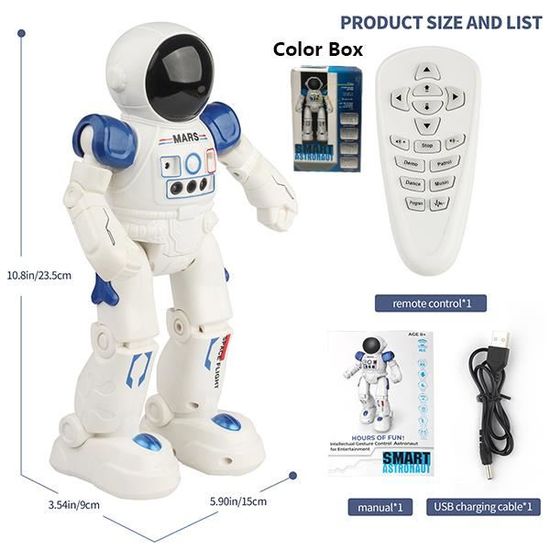 Vert clair - Robot Intelligent jouet capteur infrarouge 2.4G danse ...