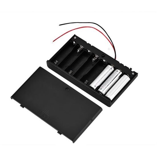 1-8pcs Piles 12V AA Batteries Boite Support Avec Interrupteur Marche ...
