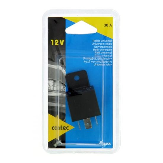 CARTEC Relais universel 4 broches 12V 30A - Cdiscount Auto