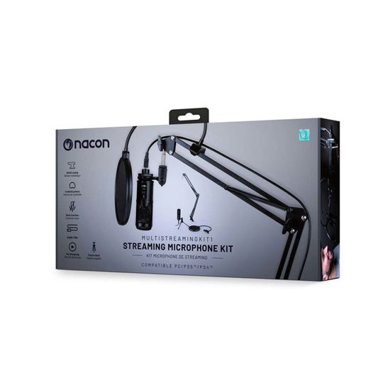Kit de streaming studio - NACON - Microphone USB - Compatibilité PC/PS4 ...